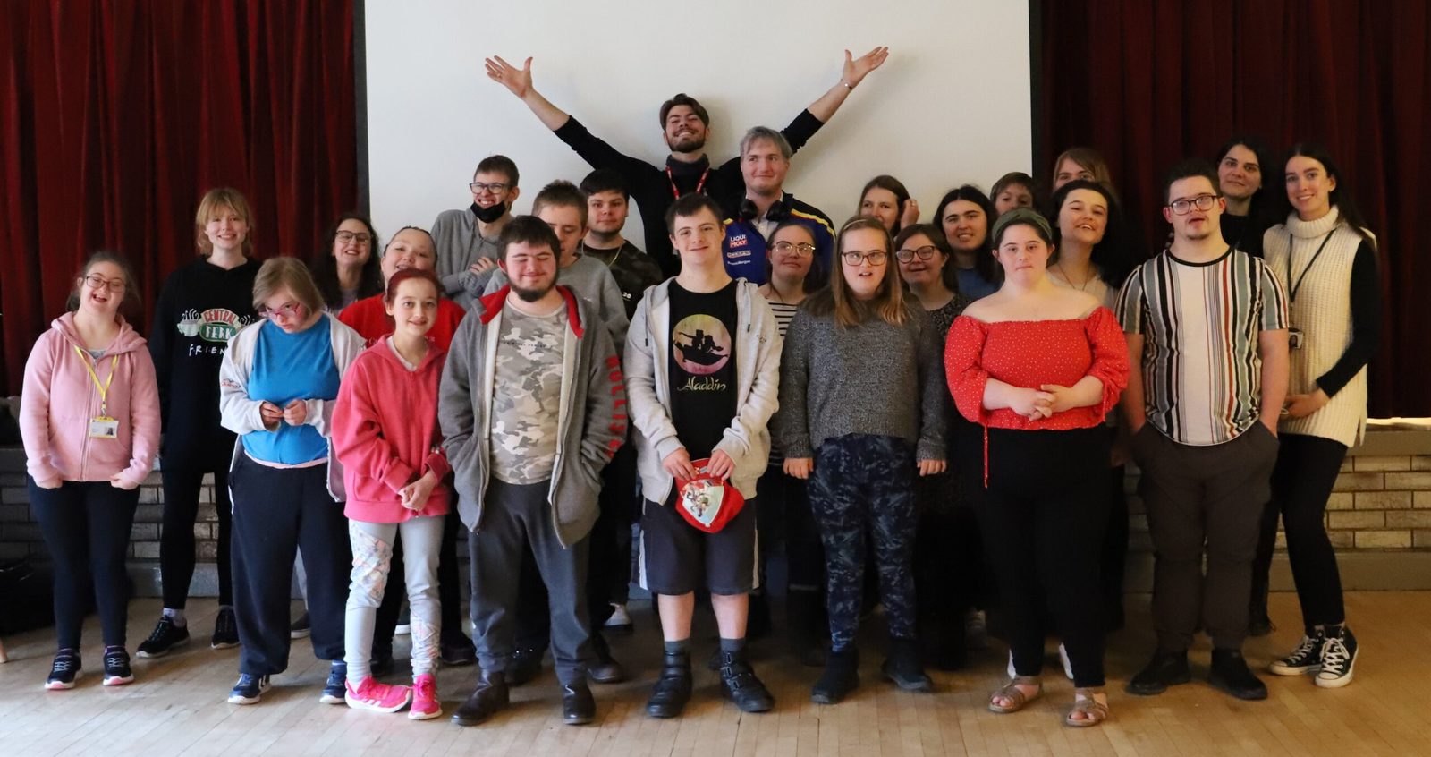 Derwen College welcomes visit from actor Sam - Derwen College