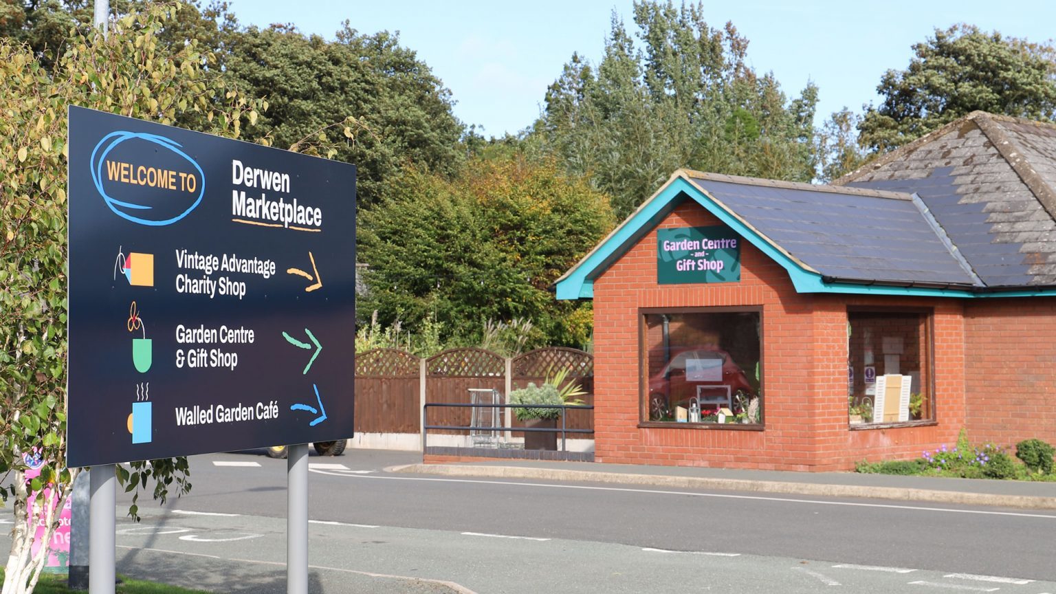 Derwen Marketplace: Visit our garden centre, charity shop & cafe.